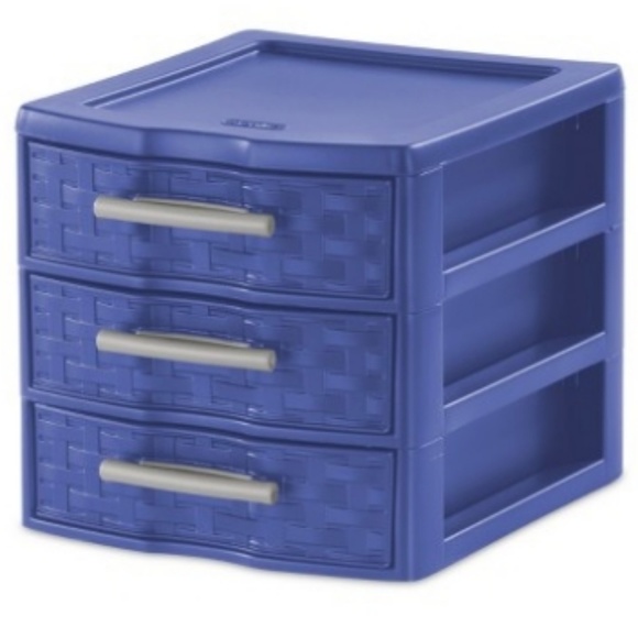 Room Essentials | Accents | Blue Storage Bins Only Selling In A Set Of ...